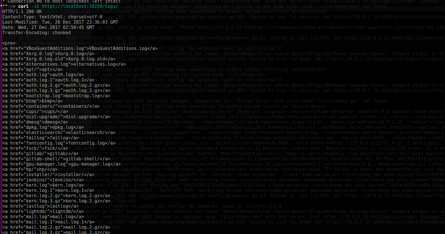 Security Issues Of Kubelet S Server 