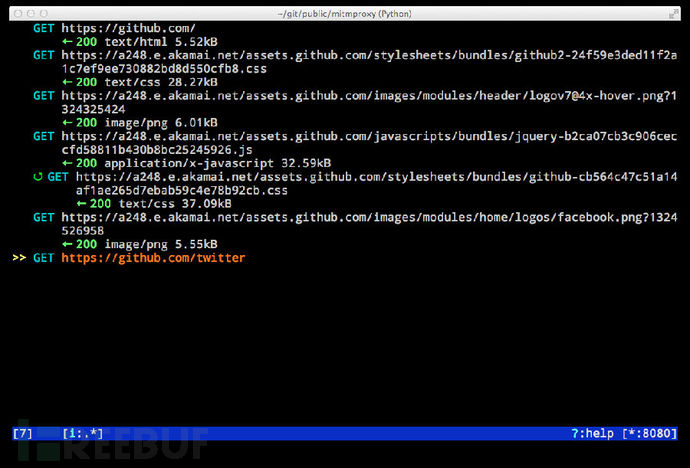 mitmproxy套件使用攻略