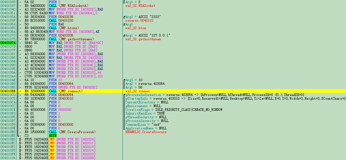 Some Ways To Create An Interactive Shell On Windows